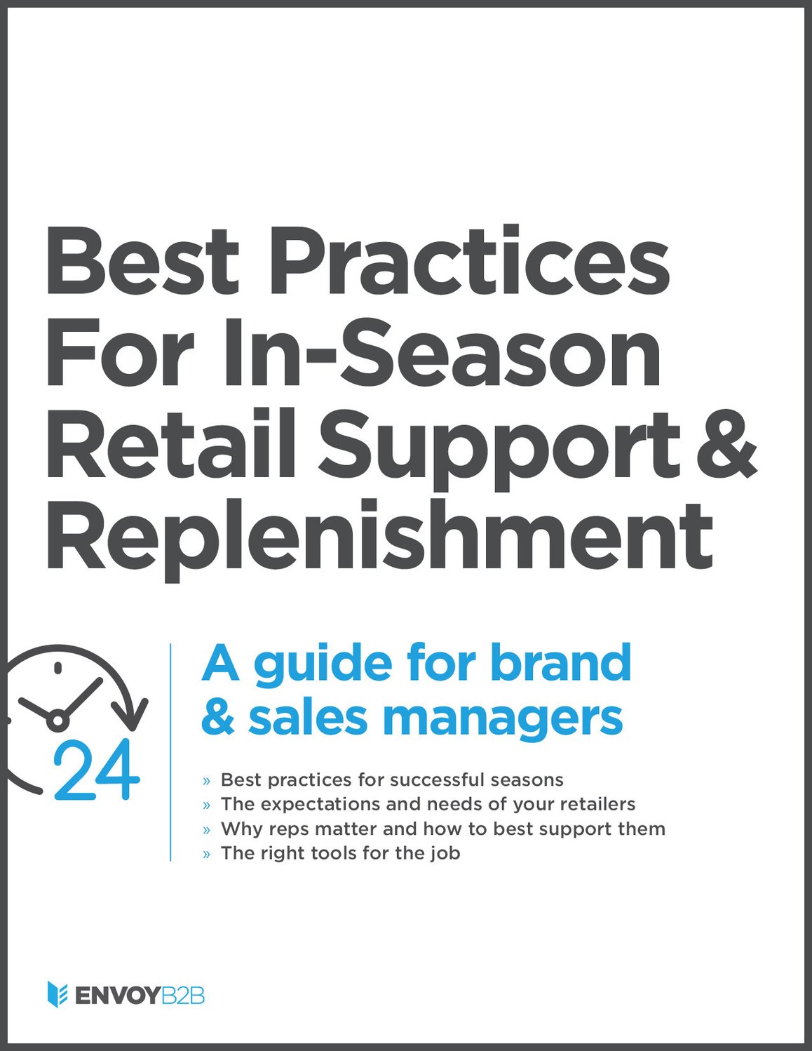 Modern order capture and replenishment tools